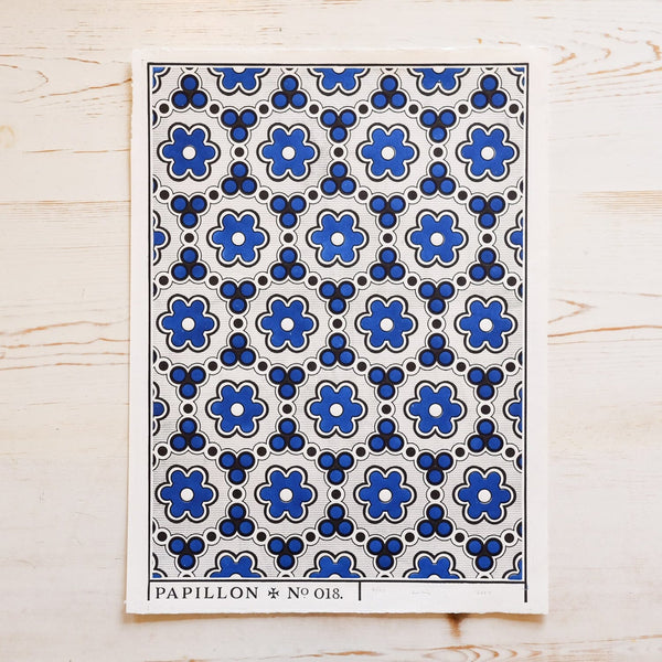 Daisy Block Print - Papillon Press