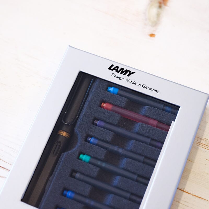 LAMY Safari Gift Set - Charcoal - Papillon Press