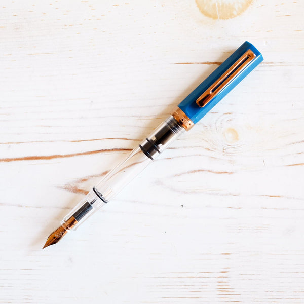 TWSBI ECO Indigo & Bronze Fountain Pen - Papillon Press