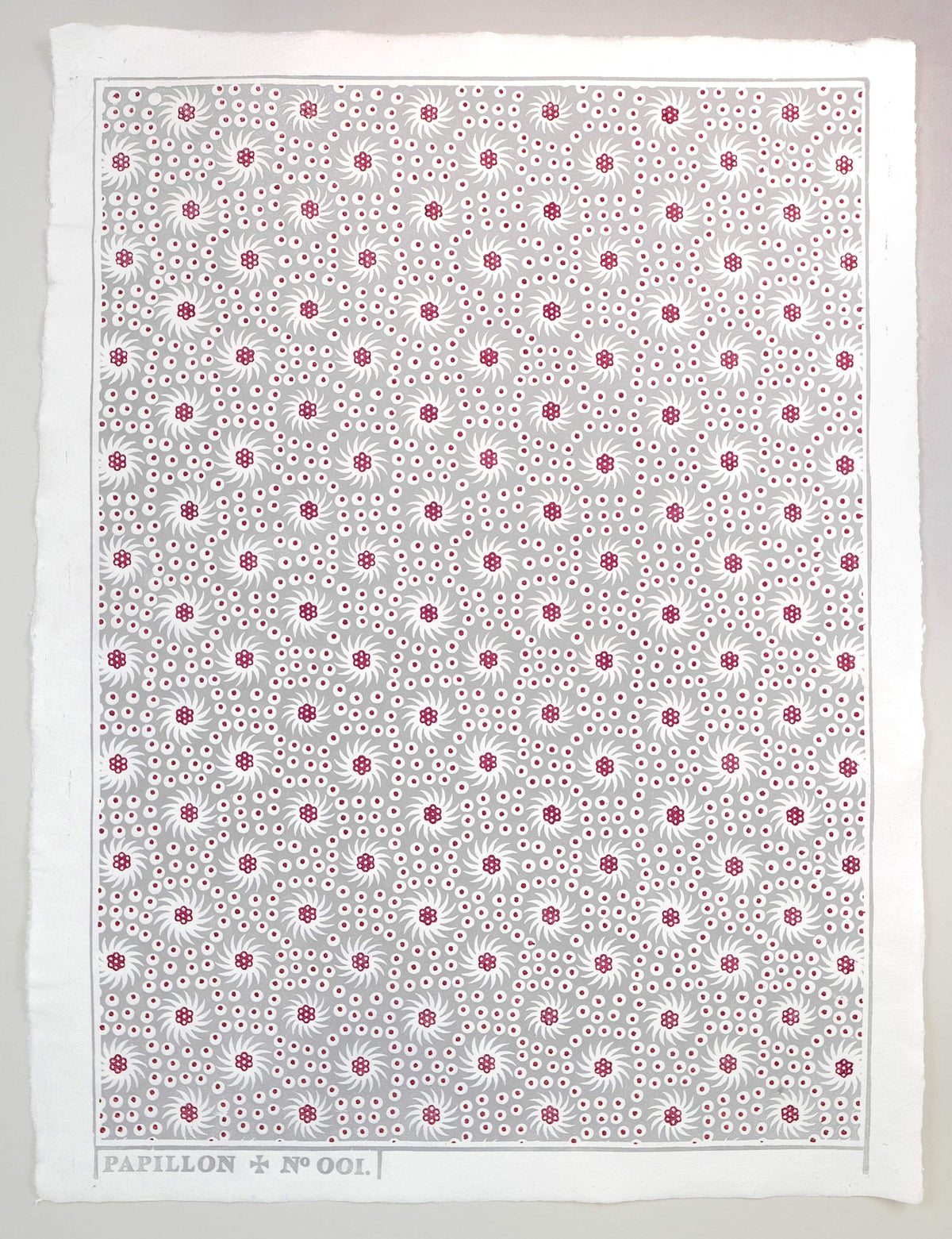 French Pinwheel Block Print - Papillon Press