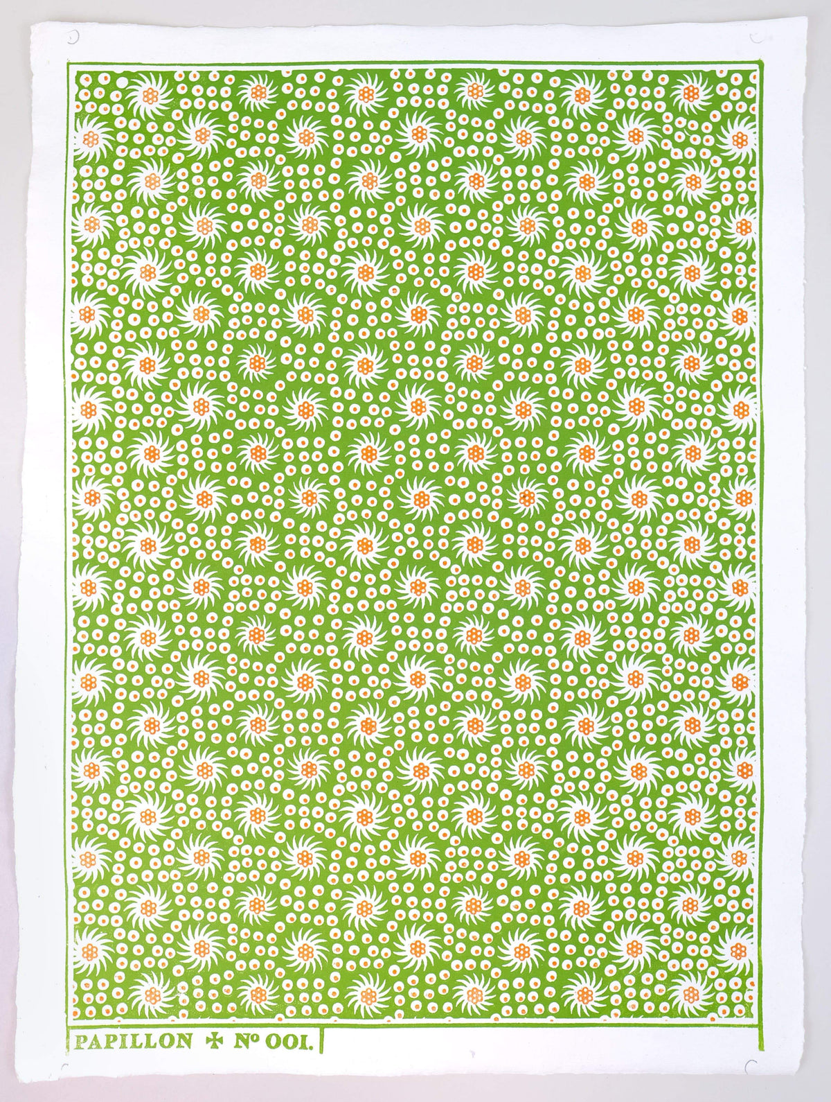 French Pinwheel Block Print - Papillon Press