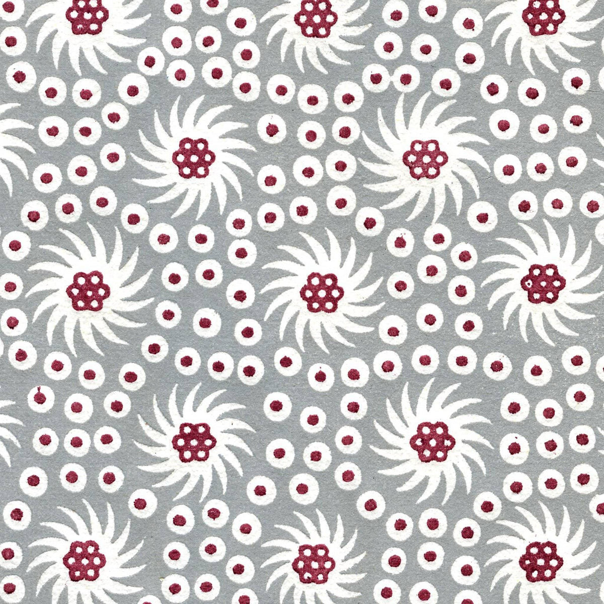 French Pinwheel Block Print - Papillon Press